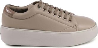 Calvin Klein Femme, Chaussures, Brun, Taille: 41 EU Baskets Plateforme Marron