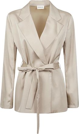 P.A.R.O.S.H. P.a.r.o.s.h., Femme, Vestes, Beige, Taille: 36 FR Paky Jacket