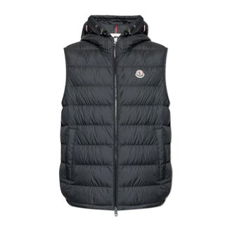 Moncler Marseillan Daunenweste mit Kapuze - - Jackets - Herren - Schwarzk - M