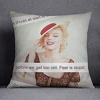 Bonamaison Le Jardin du Lin Dekorativ Kissenhülle, Kissenbezug, Zierkissenbezug, Wohnkultur, Für Sofa, Kaffeestube, Größe: 45X45 Cm - Entworfen und hergestellt i