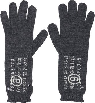 Maison Margiela Virgin Wool Gloves Numeric