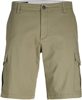 Jack & Jones Jpstjoe Jjcargo Short Cargo, Vert Olive, S Homme