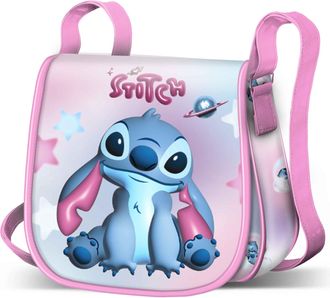 Disney Lilo und Stitch Cosmic-Mini Muffin Umhängetasche, Rosa, 17 x 16 cm