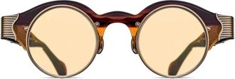 Matsuda Femme, Accessoires, Multicolore, Taille: ONE Size 10605H Round Lunettes de soleil