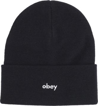Obey Schwarze Karma Beanie M&uuml;tze - - Accessories - Herren - Schwarzk - ONE SIZE
