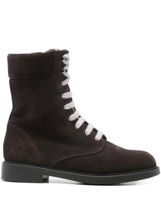 Doucal's derby ankle boots - Marron