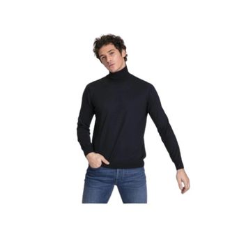 Gran Sasso Zur Seite fahren - - Knitwear - Herren - Blau - 4XL