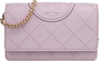 Tory Burch Tory Burch Portemonnaie - Fleming Soft Chain Wallet - Gr. unisize - in Lila - für Damen