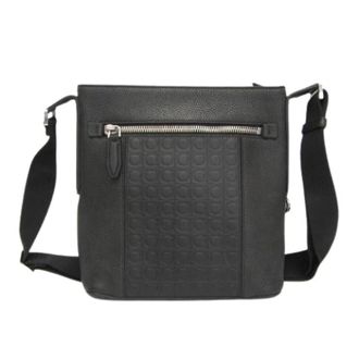Ferragamo Pre-owned Gancini Gg24 0866 Umh&auml;ngetasche - - Pre-owned - Herren - Schwarzk - ONE SIZE