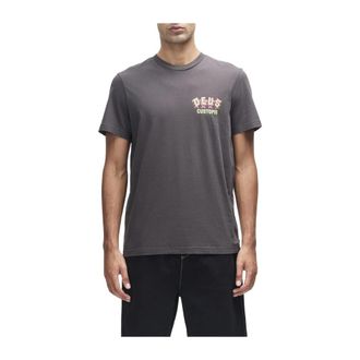 Deus Fancy Pansy Tee - - Tops - Herren - Grau - L
