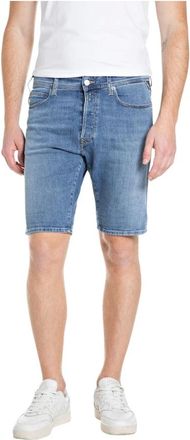 Replay Homme, Shorts, Bleu, Taille: W30 Rbj.981 Tapered-fit Shorts