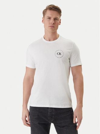 Calvin Klein Jeans T-Shirt LV04RF801G Wei&szlig; Regular Fit