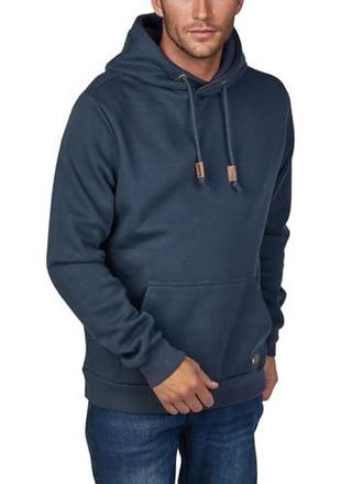 Riverso RIVJulian Pull &agrave; Capuchon pour Homme avec Poche Kangourou et col crois&eacute; en Coton, Sweat-Shirt, Hoodie, Gris Vert Rouge Bleu Noir S M L XL 2XL 3XL 4XL 