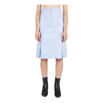 Raf Simons Panel Denim Skirt - - Skirts - Damen - Blau - 2XS