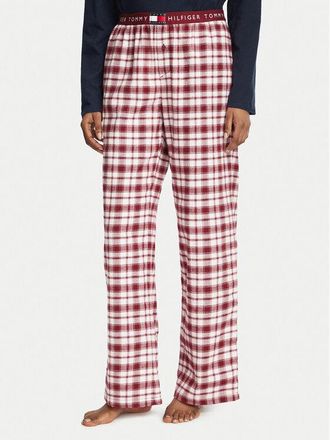 Tommy Hilfiger Pyjamahose UW0UW06624 Dunkelrosa Regular Fit