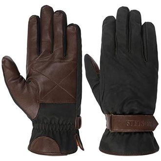 Stetson Gants en Cuir Souple Twotone Goat Homme - avec doublure, doublure Hiver automne-hiver - 9 HS marron fonce