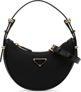 Prada Hobo Bags - Mini Re-Nylon Arque Bag - Gr. unisize - in Schwarz - für Damen