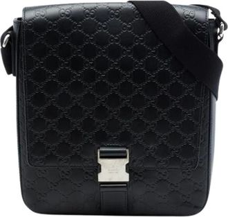 Gucci Sac bandouli&egrave;re Pre-owned - Homme - Pre-owned - Noir - Taille: ONE Size