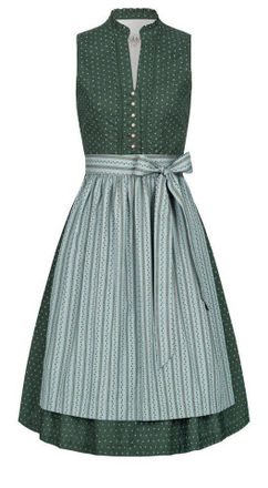 N&uuml;bler Trachtenkleid Dirndl midi Jette in Petrol von N&uuml;bler 2 teiliges Set aus Damen Dirndl kurz und Sch&uuml;rze, moderne Tracht