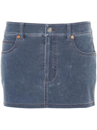 Alexander Wang minijupe en jean - Bleu