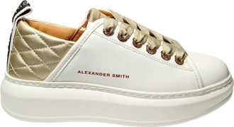 Alexander Smith Femme, Chaussures, Blanc, Taille: 35 EU Pelle Baskets