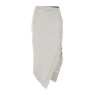 The Attico Femme, Jupes, Gris, Taille: 36 FR Jupe Midi