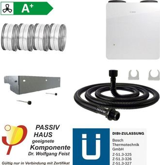 Bosch Wohnungsl&uuml;ftungspaket BOPA VE1 V5001 C 260, Wandkonsolen-Set - 7739621979