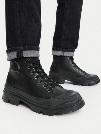 Karl Lagerfeld Schn&uuml;rstiefeletten KL25234 Schwarz
