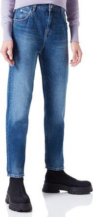 Mustang Jeans Damen Moms Jeans, Mittelblau 682, 35W / 34L