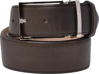 Doucal's Homme, Accessoires, Gris, Taille: 100 CM Leather Belt