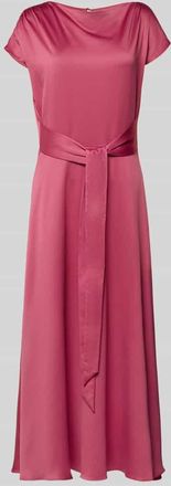 Christian Berg Cocktail Relaxed Fit Midikleid mit Stoffband