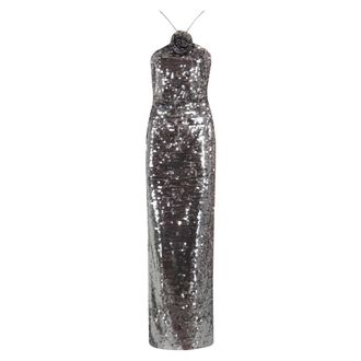Magda Butrym Sequin Long Dress - - Dresses - Damen - Grau - XS