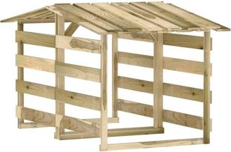 Les Tendances Pergolas avec toits 2 pcs 100x90x100 Bois de pin impr&eacute;gn&eacute;