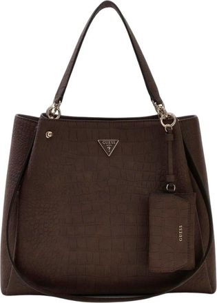 Guess Lorella Tote - Femme - Sacs - Brun - Taille: ONE Size
