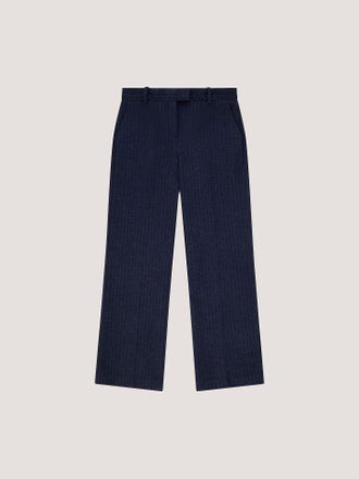 Circolo 1901 Masculine trousers Blu Navy pinstripe / 44