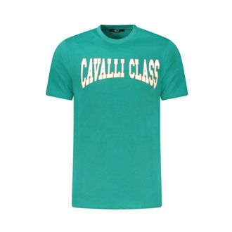 Cavalli Kurz&auml;rmeliges T-Shirt - - Tops - Herren - Gr&uuml;n - XL