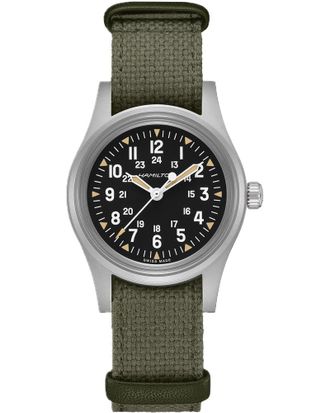 Hamilton Khaki Field Mechanical 36 mm, Handaufzug, Textilband, 80 Stunden Gangreserve Herrenuhr H69399930