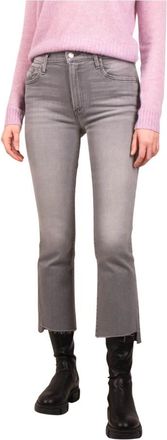 Mother Femme, Jeans, Gris, Taille: W30 The Insider Crop Step Fray