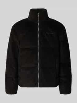 Review Steppjacke aus Cord mit Label-Stitching