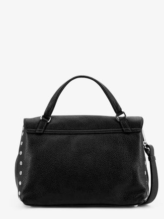 Zanellato Womens Crossbody Bag Postina S Black Leather Shoulder