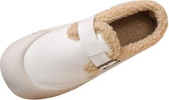 Generic Bottes de neige chaudes et confortables pour femme - Doublure en fausse fourrure - Antidérapantes - Semelle épaisse - Polyvalentes et confortables - P