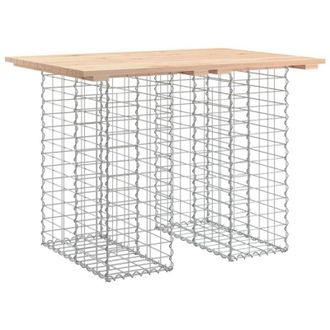 vidaXL Vidaxl - Banc de jardin design de gabion 100x70x72 cm bois massif de pin