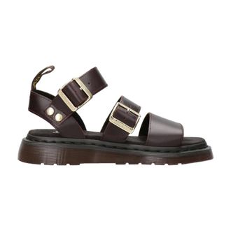 Dr. Martens Femme, Chaussures, Brun, Taille: 41 EU Sandales Plates