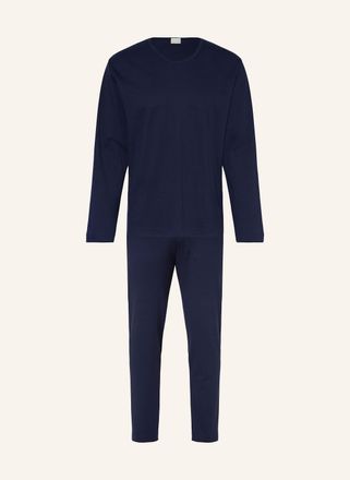 Mey Mey Schlafanzug Serie Melton blau