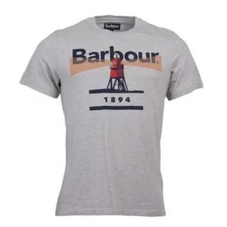 Barbour Leuchtturm T-Shirt Grau - - Tops - Herren - Grau - XL