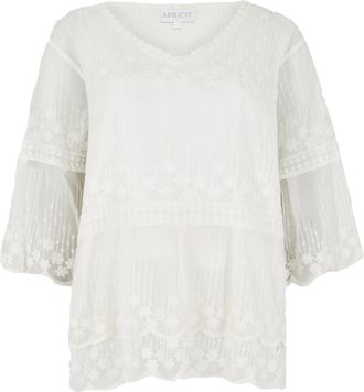 Apricot Bluse