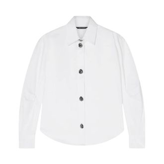 A|X Armani Exchange Femme, Blouses et Chemises, Blanc, Taille: 38 FR Armani Exchange Chemises White