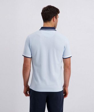 Pierre Cardin Poloshirt Poloshirt uni piquee kontrast mit Kontrastfarbenen Details