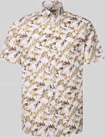 Bugatti Regular Fit Freizeithemd mit Button-Down-Kragen