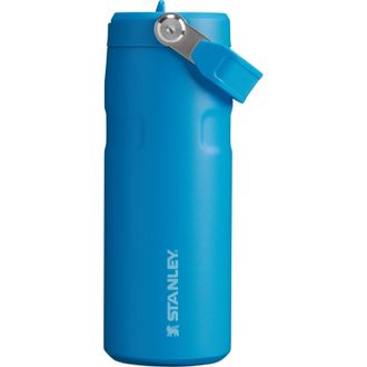 Stanley Stanley Iceflow Flasche mit umklappbarem Strohhalm 2.0 0,47L (Azurblau)